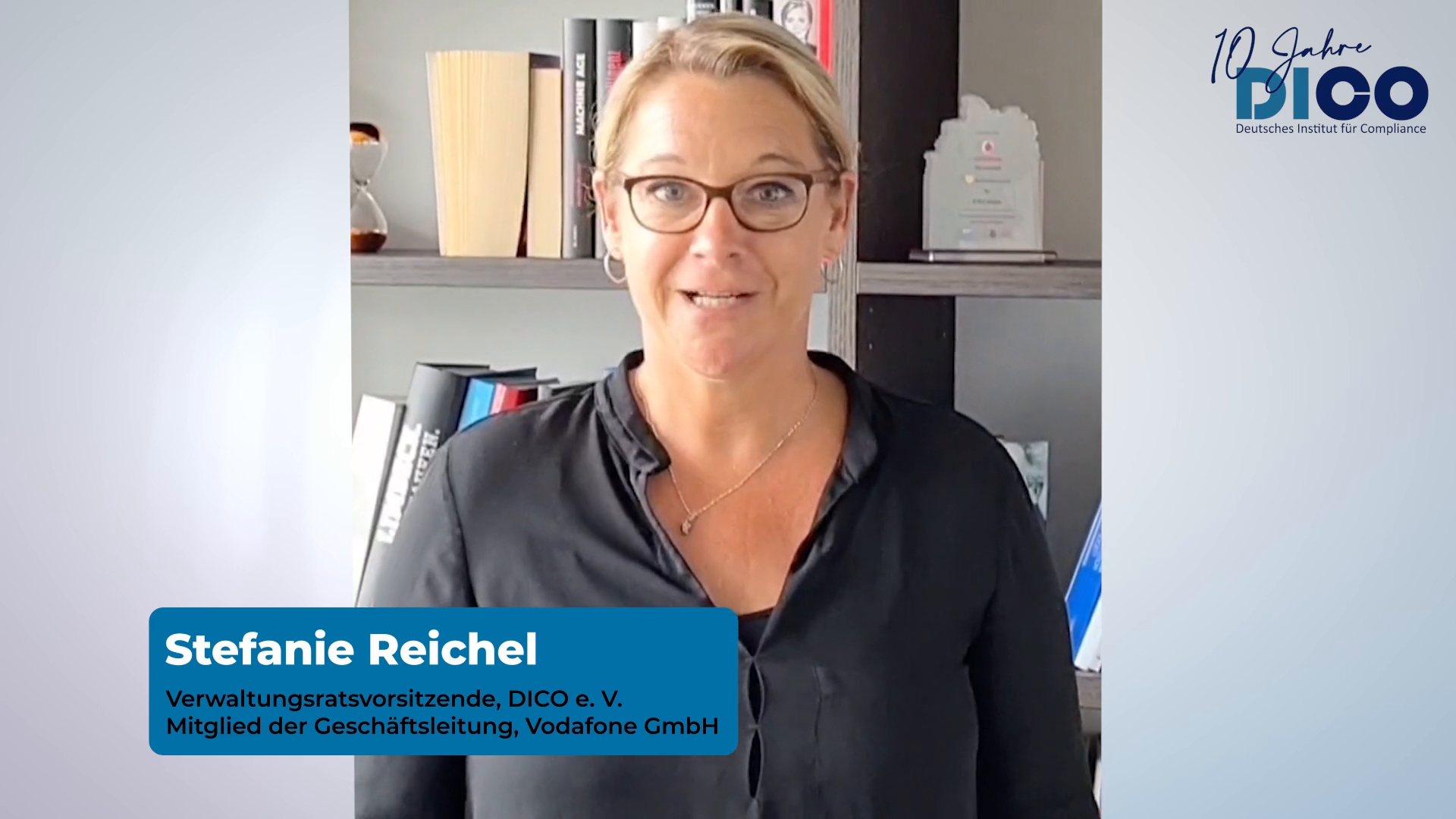 DICO Forum 2022 – Glückwünsche: Stefanie Reichel – Compliancechannel