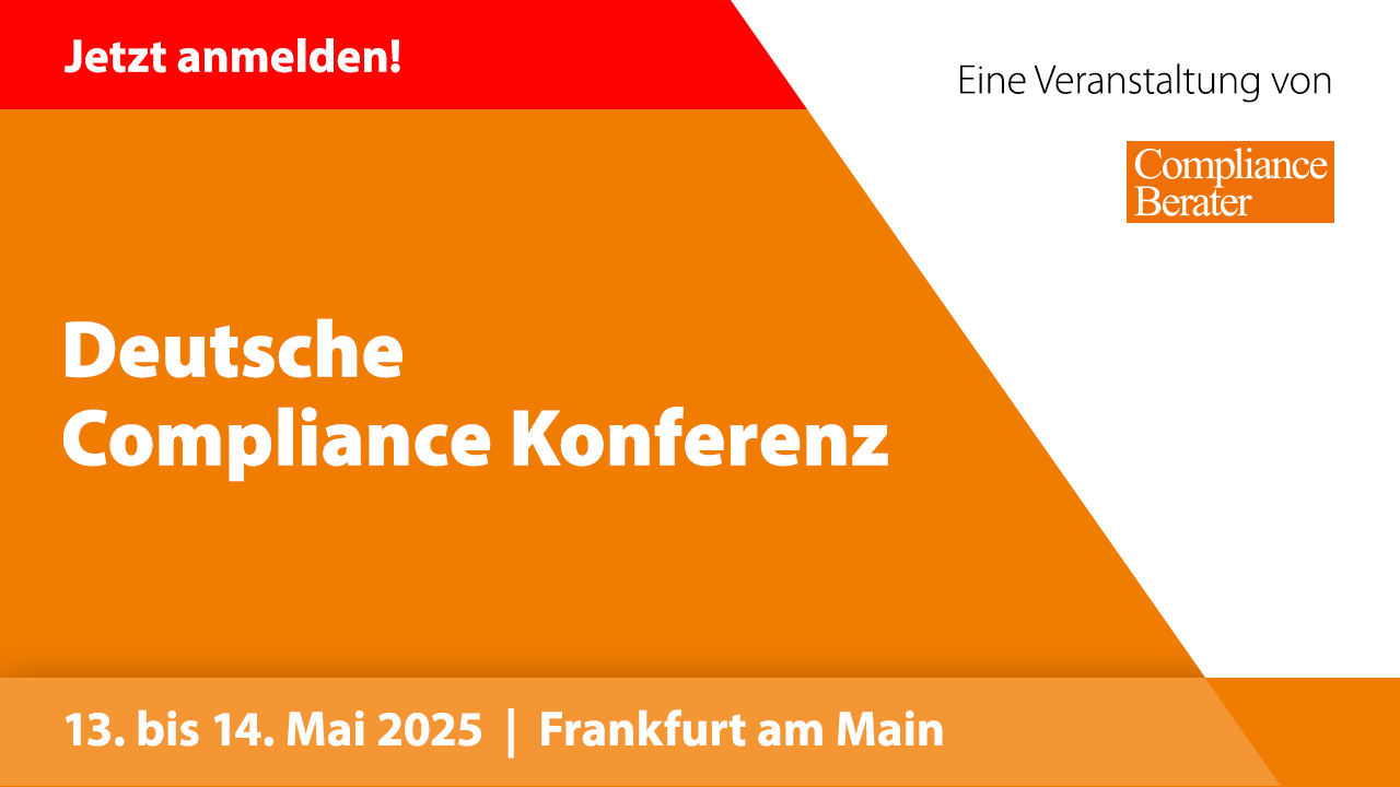 Deutsche Compliance Konferenz 2025 – Fachwissen, Praxis & Networking ...